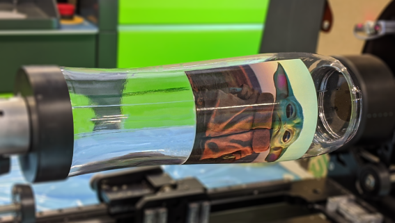 在透明产品上UV喷墨打印不伤喷头的新技术 - EAMAR-国内专业喷码机标识供应商